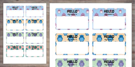 Born in the 90s Name Tags | Twinkl Party (teacher made)