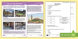 Pompeii Word Mat - KS2 - History (teacher made) - Twinkl