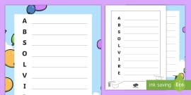 Bunicul Acrostih (teacher made) - Twinkl