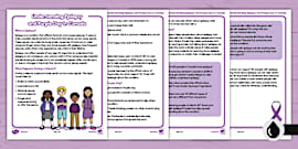 Purple Day in Canada Display Poster
