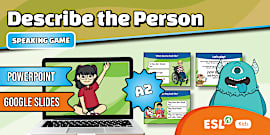 ESL Silly Situations: PPT Speaking Game [Kids, A1]