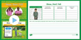 What is Show, Don't Tell? - Show, Don't Tell Examples