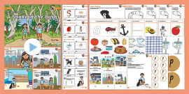 Letters and Sounds (s, a, t, p) Activity Booklet