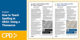 How to Teach Spelling in Lower Key Stage Two: Spell Words That Are Often