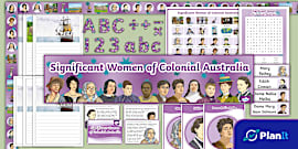 Y5 HASS History Significant Women of Colonial Australia L7