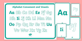 Long and Short Vowels Display Posters - Classroom Management and