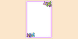 Simple Cube Page Border | Page Borders | Twinkl