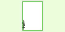FREE! - Simple Blank Fossils Page Border | Page Borders | Twinkl