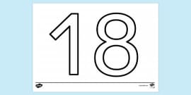 Fourteen Colouring Sheet | Colouring Sheets - Twinkl