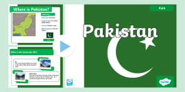 * NEW * KS2 Pakistan Fact Cards - Primary Geography - Twinkl