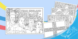 The Commonwealth Games Colouring Sheets (teacher made)