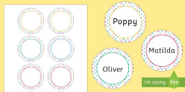 Editable Crown Name Tags _ Free Printable Crown Shaped Name Tags – YDCISN