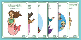 The Little Mermaid Display Posters (professor feito)