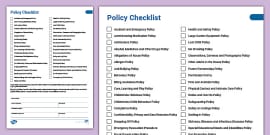 Health and Safety in Nursery | Risk Assessment Template EYFS