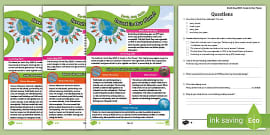 Ages 9-10 Planet Earth Differentiated Reading Comprehension Activity