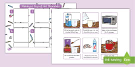 Making a Cup of Coffee Sequencing Cards (teacher made)