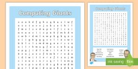 KS1 Computing Word Search | Computing | Twinkl - Twinkl