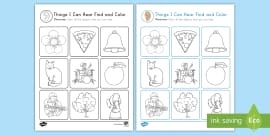 Five Senses Cut and Paste Matching Activity (teacher made)