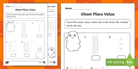 Monster Place Value to 50 Activity Sheet (teacher made)