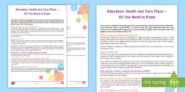 Education and Health Care Plan (EHCP) | Twinkl Teaching Wiki