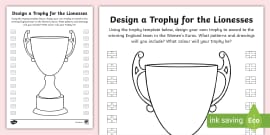 Design a Trophy Competition Activity Sheet (Teacher-Made)