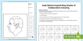 FREE! - God Save The King Collaborative Colouring Activity