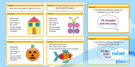 2D & 3D Shape Riddles Cards Game - Maths Resource For Kids