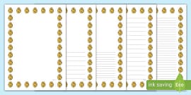 FREE! - Simple Blank Endangered Panda Page Border | Page Borders | Twinkl