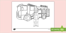 FREE! - Police Colouring Page | Colouring Sheets - Twinkl