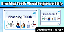 Brushing Teeth Sequence Cards | Twinkl Resources
