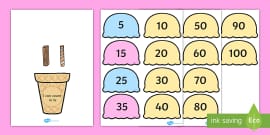 Counting in 4s Ice Cream Activity (teacher made)