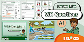 ESL 'My Name Is' English Lesson Plan Pack for Kids {A1}