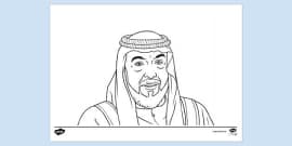 FREE! - Sheikh Zayed Grand Mosque Colouring | Colouring Sheets