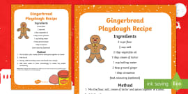 Gingerbread People Recipe (teacher made) - Twinkl