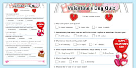 Valentine's Day Quiz for Kids