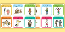 Character Book Matching Game