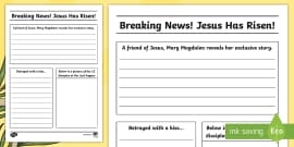 My Easter Story Writing Worksheet / Worksheet