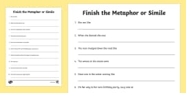 Metaphor Examples KS2 - PowerPoint - Activity Pack - Primary