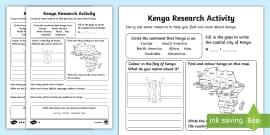 Kenya Word Search KS1- Twinkl - Geography (teacher made)