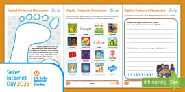 Your Digital Footprint Worksheet / Worksheet (teacher made)