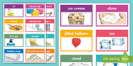 Changes of State Word Cards (teacher made)