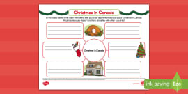 Christmas in Canada Display Poster - Grades K-3 - Twinkl