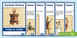 Ancient Greece Timeline (teacher made)