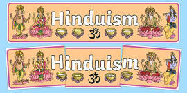 Hindu Religion: Symbols | Word Mat | Primary Resource