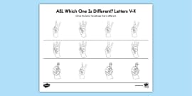 ASL Letter F Maze Activity (teacher made) - Twinkl