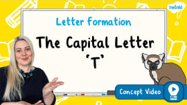 The Capital Letter 'M' | KS1 Letter Formation Handwriting Concept Video