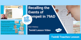 AD 79 Mount Vesuvius Timeline of Eruption PowerPoint