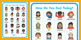 Emotions - Class Chart Display Pack (teacher made) - Twinkl