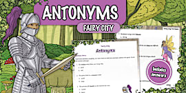 IP English Fairy City Sort the Nouns Activity Sheet