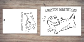 FREE! - Greek Mythology-Themed Birthday Card Colouring Activity